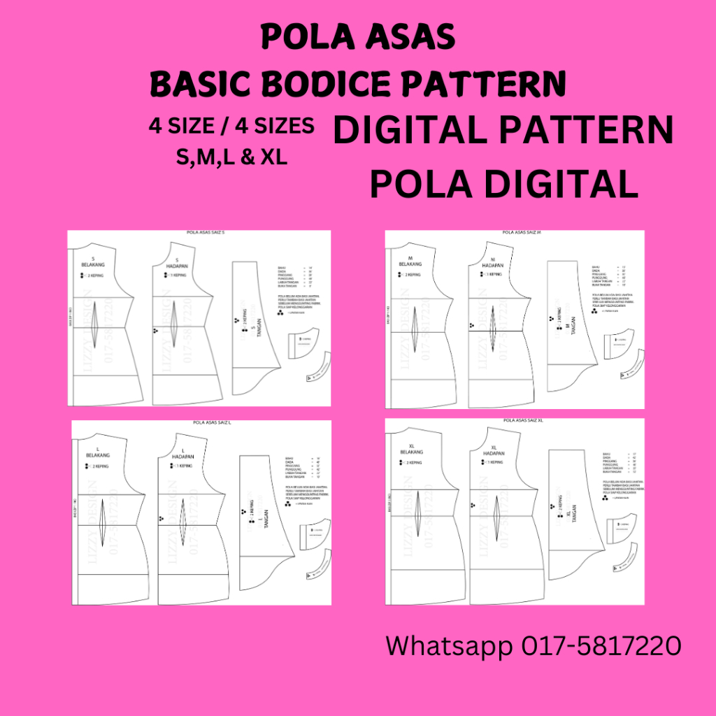 | DIGITAL POLA | DIGITAL PATTERN | EPOLA | EPOLA ASAS BADAN | EPOLA ...