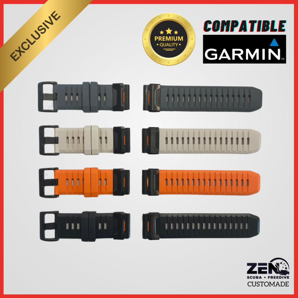 ZEN SCUBA Garmin Dive Computer Super Premium Strap for Descent Mk2i ...
