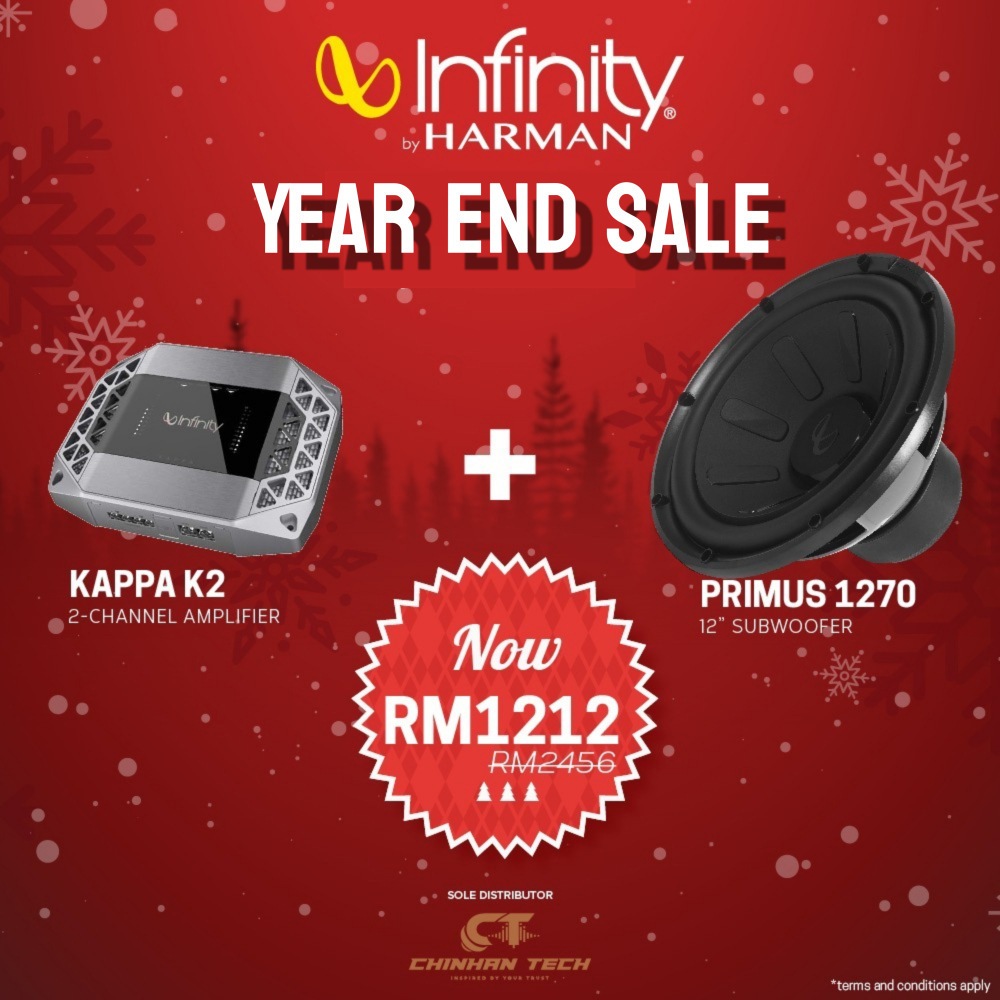 YEAR END SALE Infinity Kappa K2 2-Channel Car Amplifier with Bluetooth ...