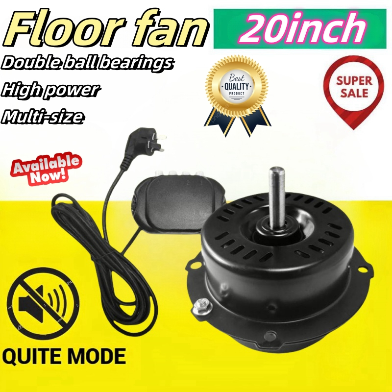 🔥Ready Stock🔥16/18/20 inch Big Floor fan motor home fan Double ball ...