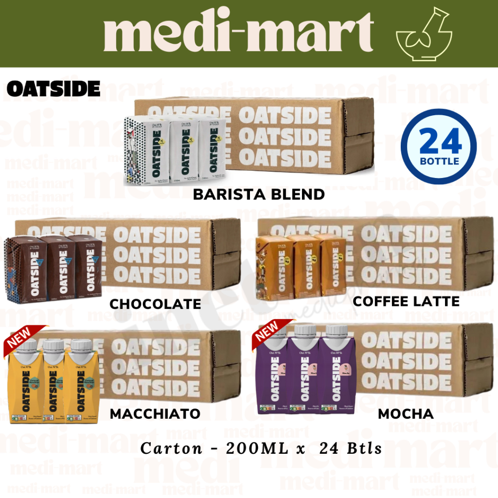 [CARTON] OATSIDE Oat Milk Pocket Pack Mini Size Oatmilk (Barista Blend ...