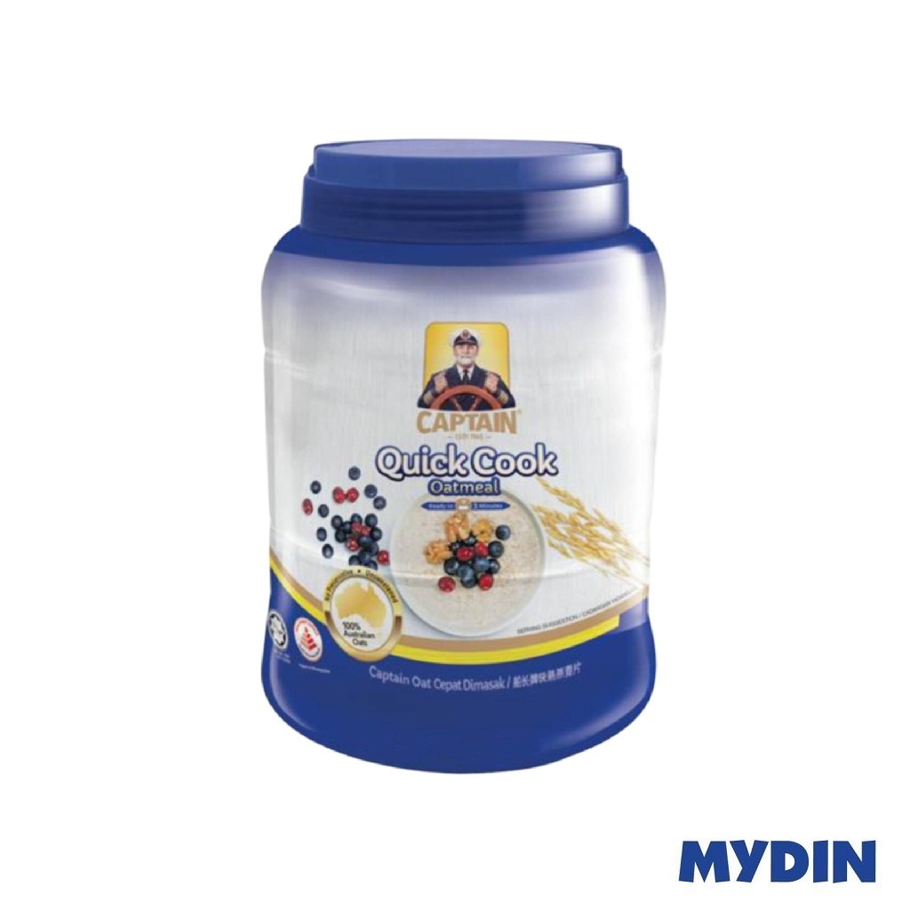 Captain Oats Quick Cook Oatmeal (1kg) | Shopee Malaysia