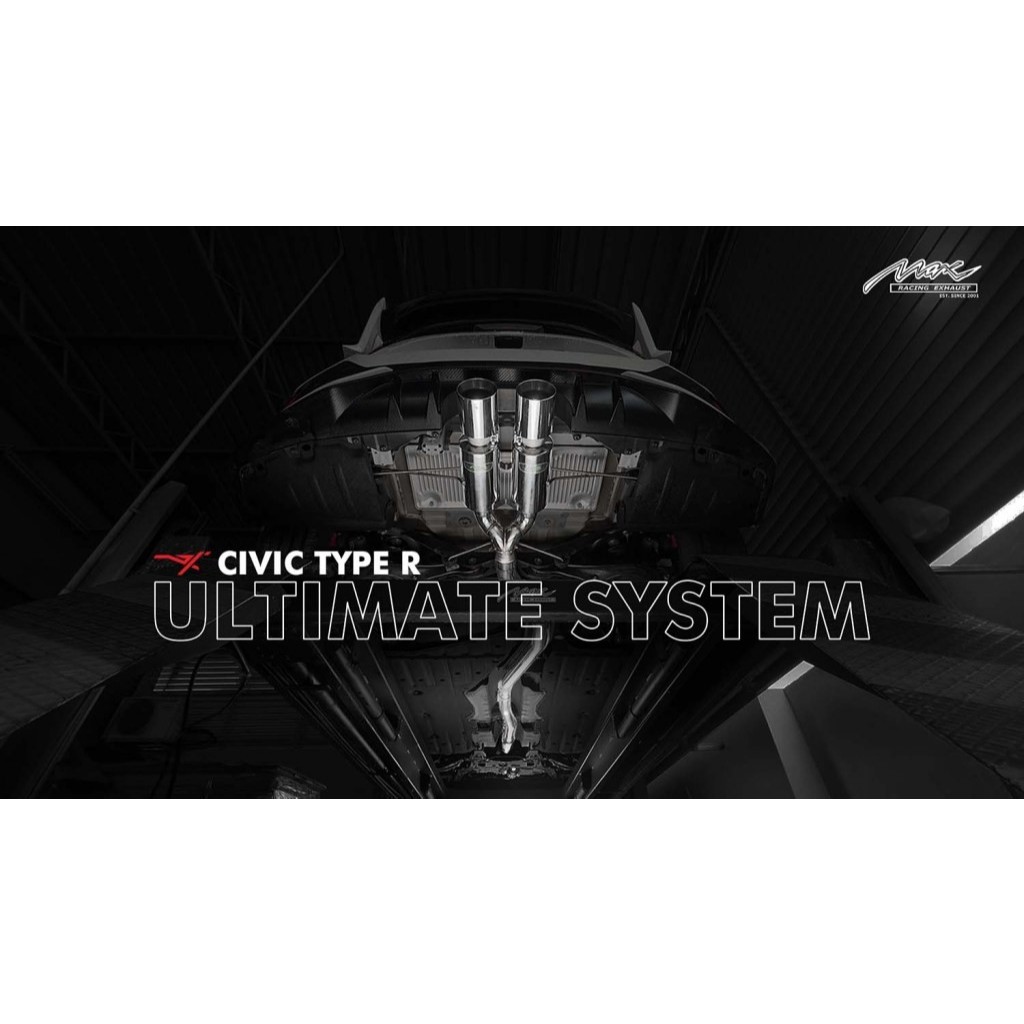Max Racing Exhaust Honda Civic Type R FK8 & FL5 Catback Exhaust System ...
