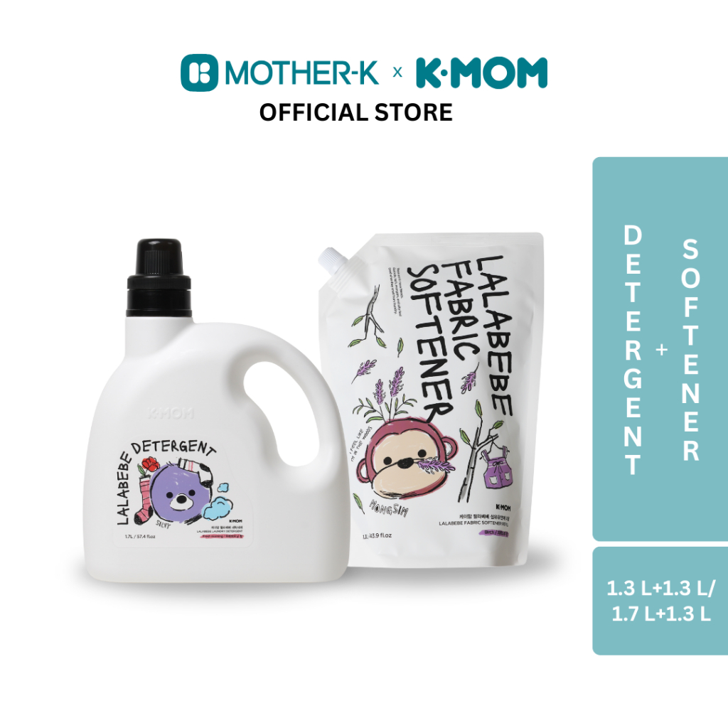 [Bundle] K-MOM LALABEBE Laundry Detergent & Fabric Softener Set ...