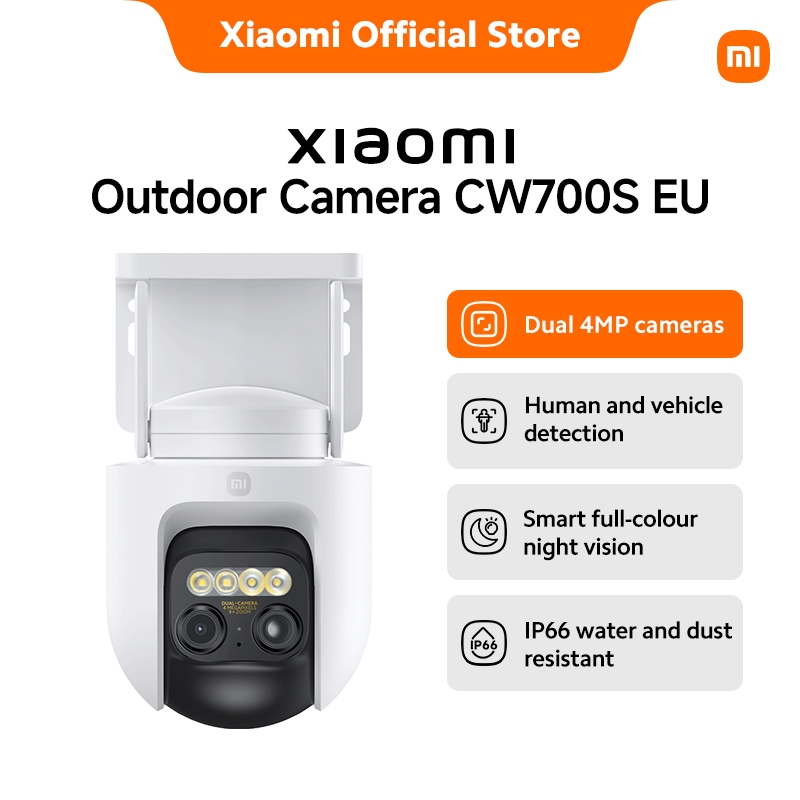 New Xiaomi Outdoor Camera CW700S 9X dual-lens zoom/4MP 2.5K UHD ...