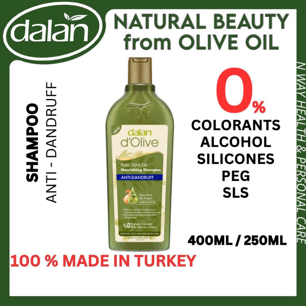 Dalan D'Olive Shampoo (Anti-Dandruff) 400ml / 250ml | Shopee Malaysia