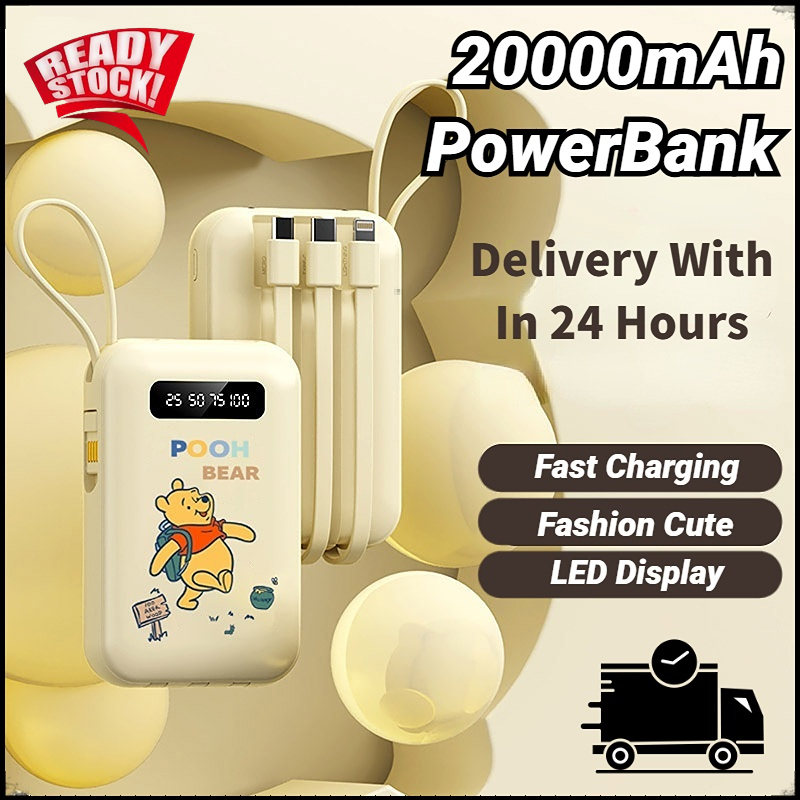 Cartoon Cute Power Bank Fast Charging 20000mah Large Capacity Comes ...