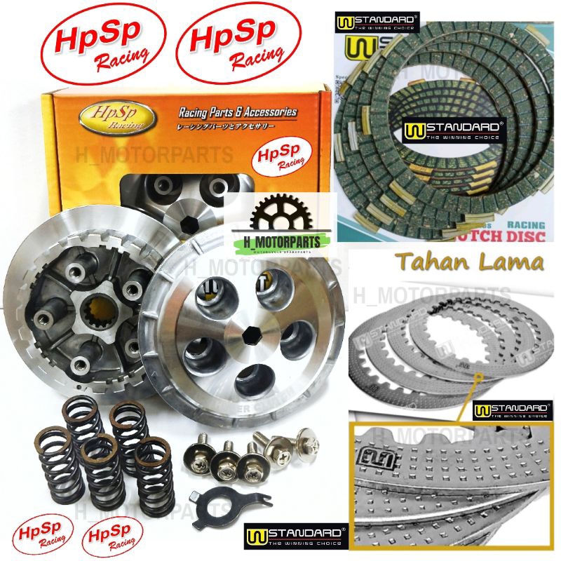 HPSP RACING HYPER CLUTCH LC135 Y15ZR Y16ZR Y125Z RS150 RSX SRL115 FI EX5 DREAM Hyperclutch Full ...