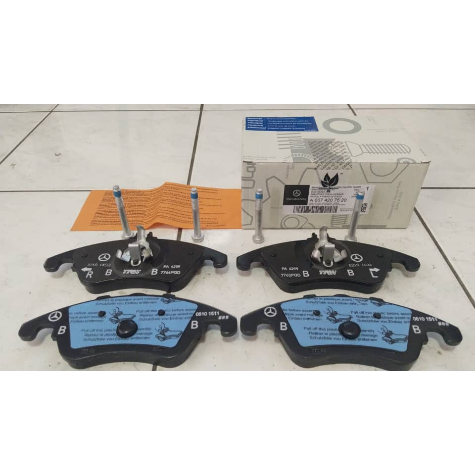 0074207520 FRONT BRAKE PAD MERCEDES BENZ W212 E-CLASS/W207/W218/W172 ...