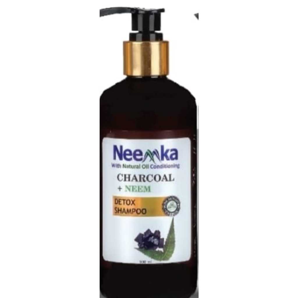 NEEMKA SHAMPOO 300ML WITH NATURAL OIL CONDITIONING CHARCOAL AND NEEM ...