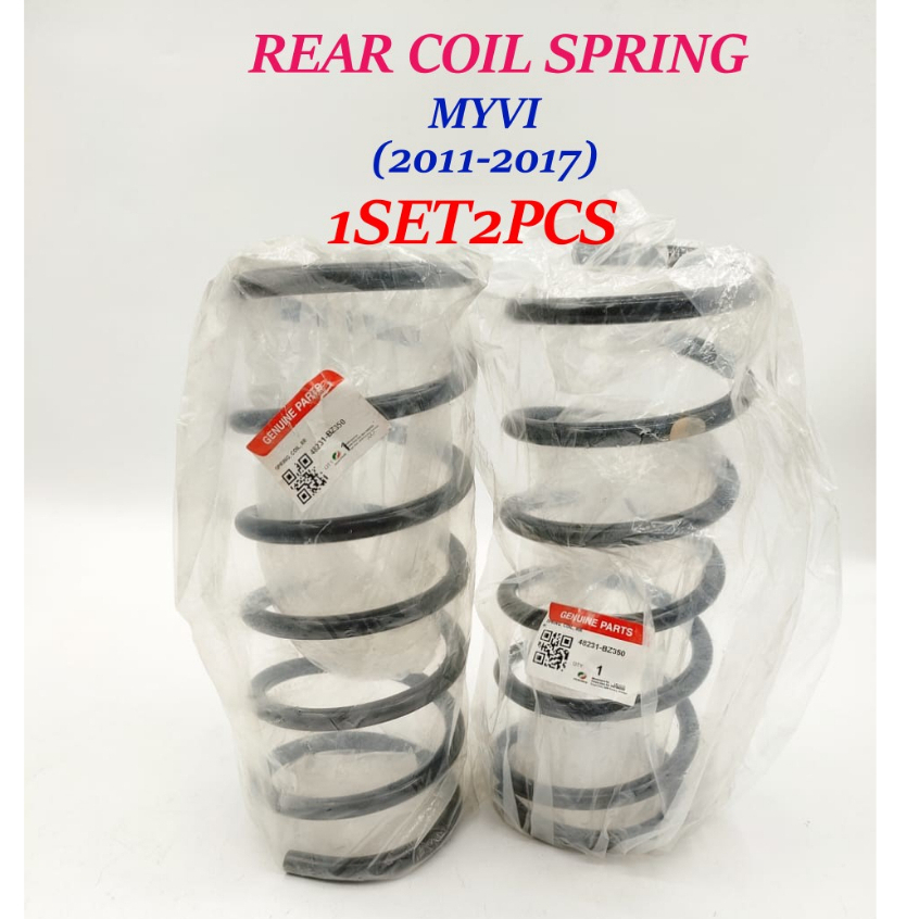 (2PCS) 48231-BZ350 REAR COIL SPRING ABSORBER SPRING SET PERODUA MYVI ...