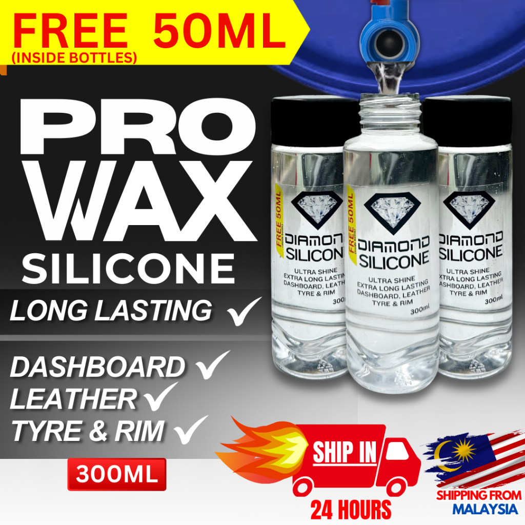 Diamond Silicone Tyre Shine 220ML (EXTRA 20ML) wax tyre silicon wax ...