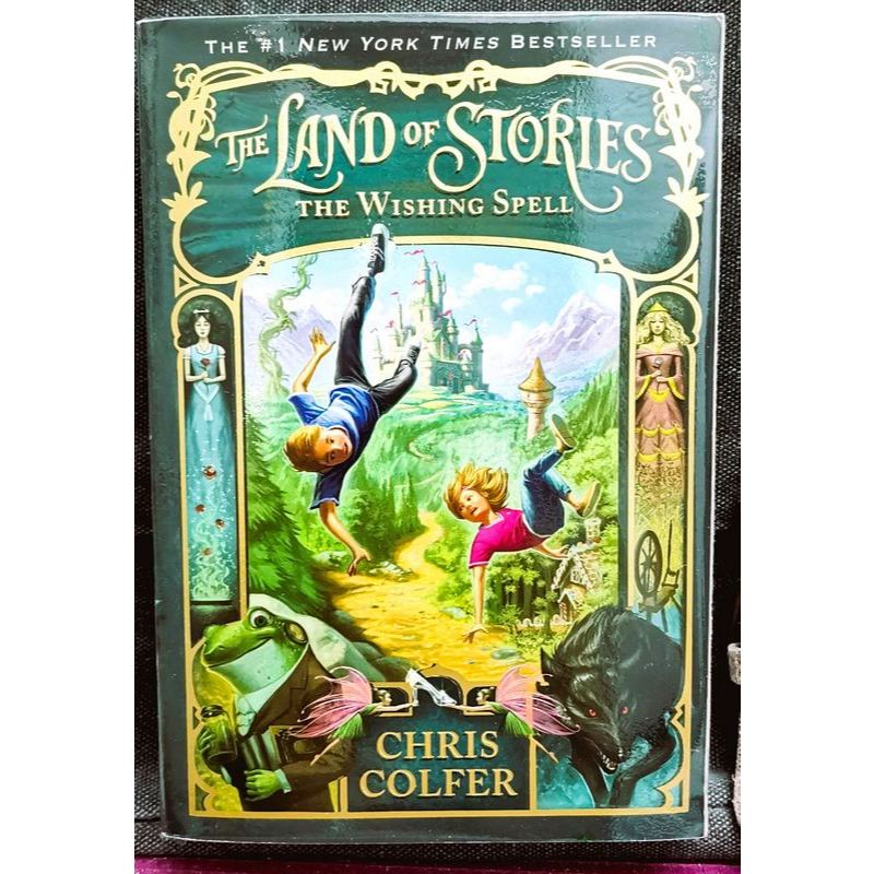 《ORIGINAL WELL-USED》Chris Colfer - THE LAND OF STORIES : The Wishing ...