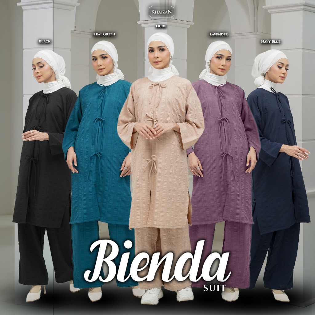 KHAIZAN | BIENDA Suit Coquette | Bubble Cotton | Pants Straight Cut ...