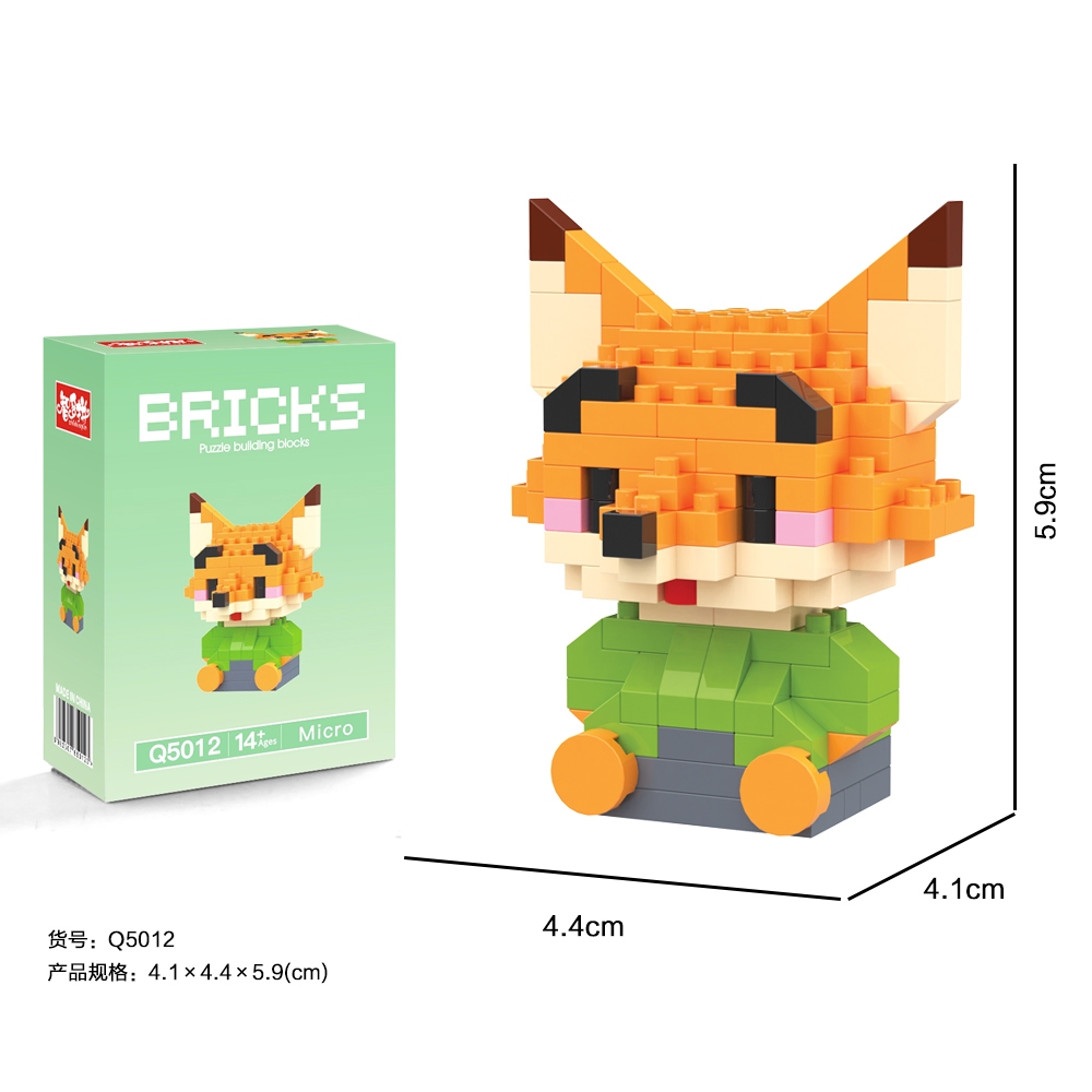 20 design cartoon brick 40 design cartoon Bricks nano Block Cute toys ...