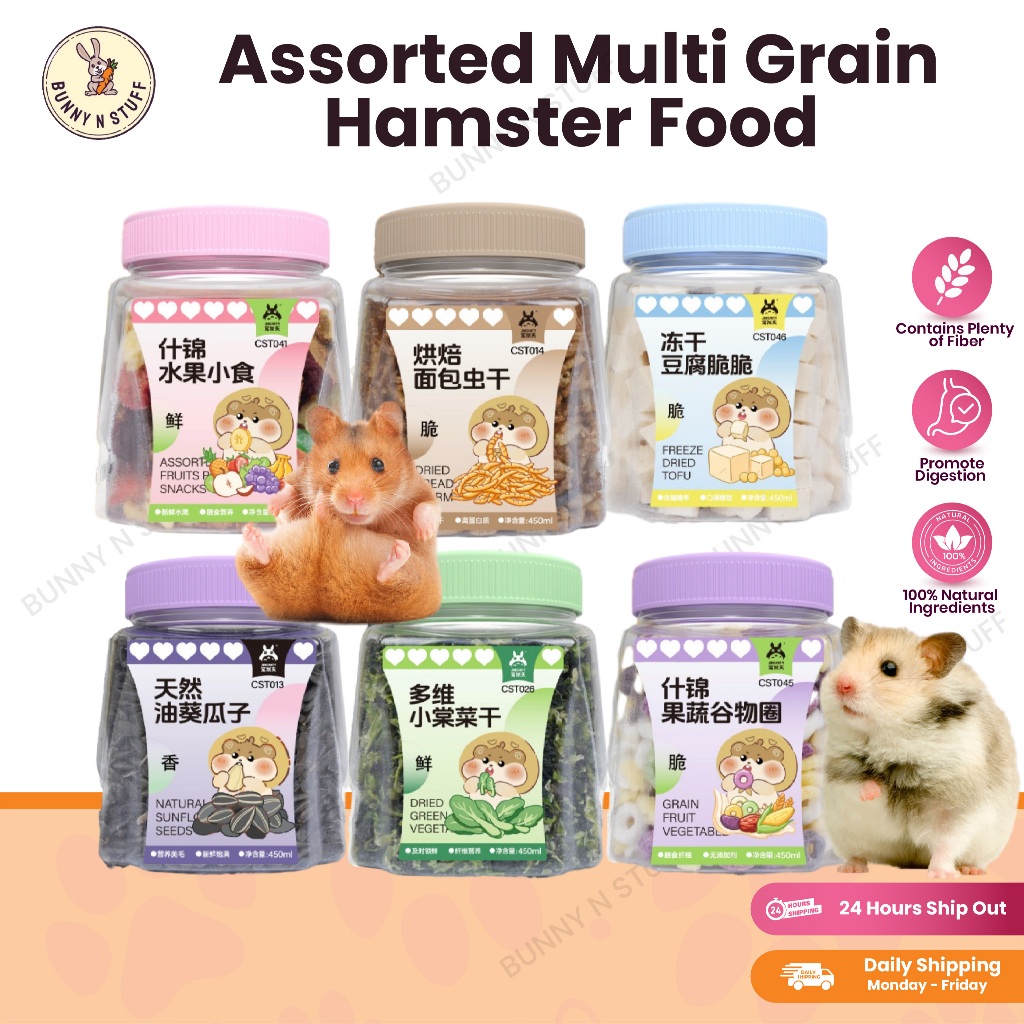 Assorted Hamster Food Multi grain Small Pet Snacks Rabbit Food ...