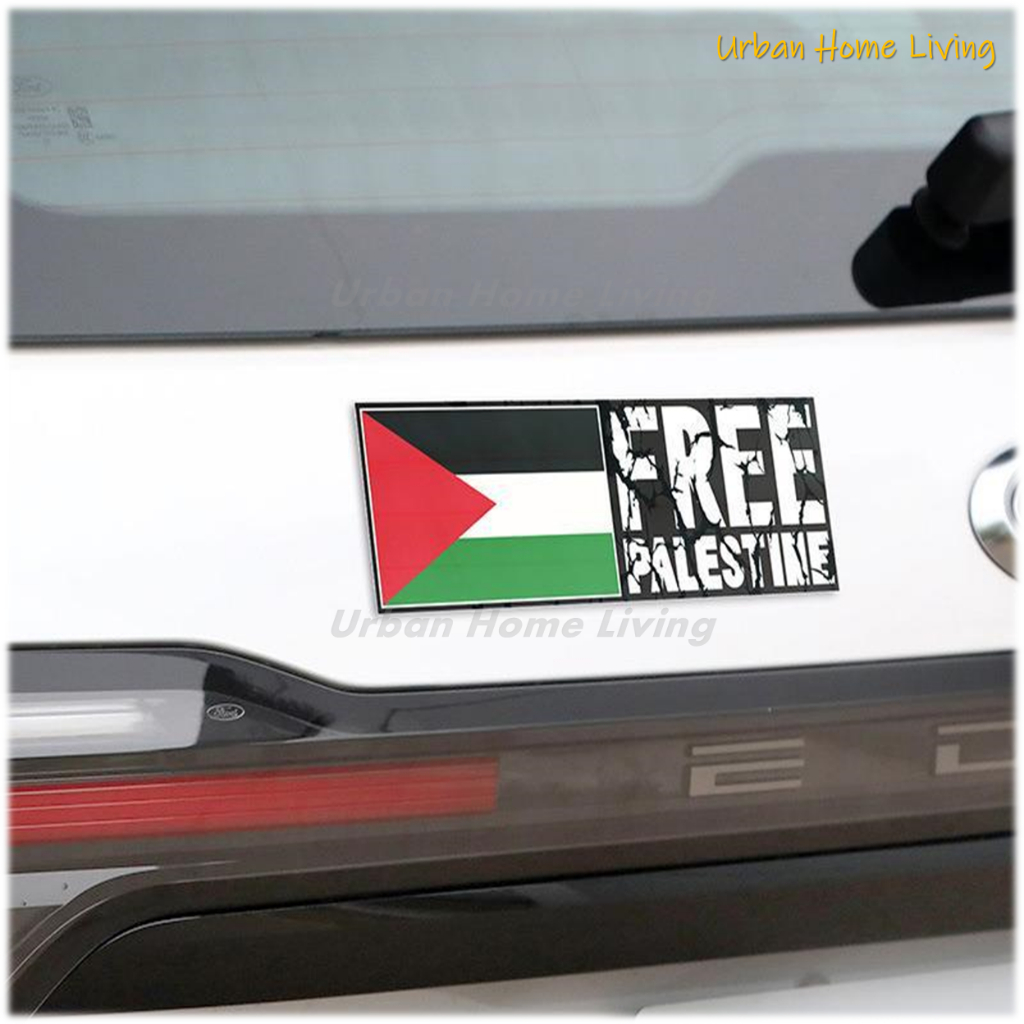 FREE PALESTINE FREE GAZA Car Motorcycle Decoration Sticker Country Flag ...