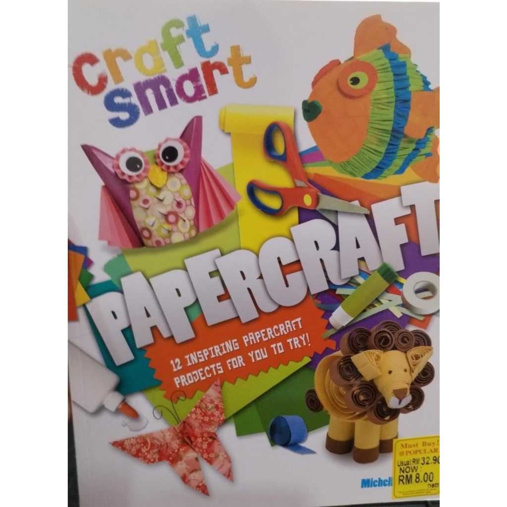 PAPER CRAFT BOOK CRAFT SMART | Shopee Malaysia