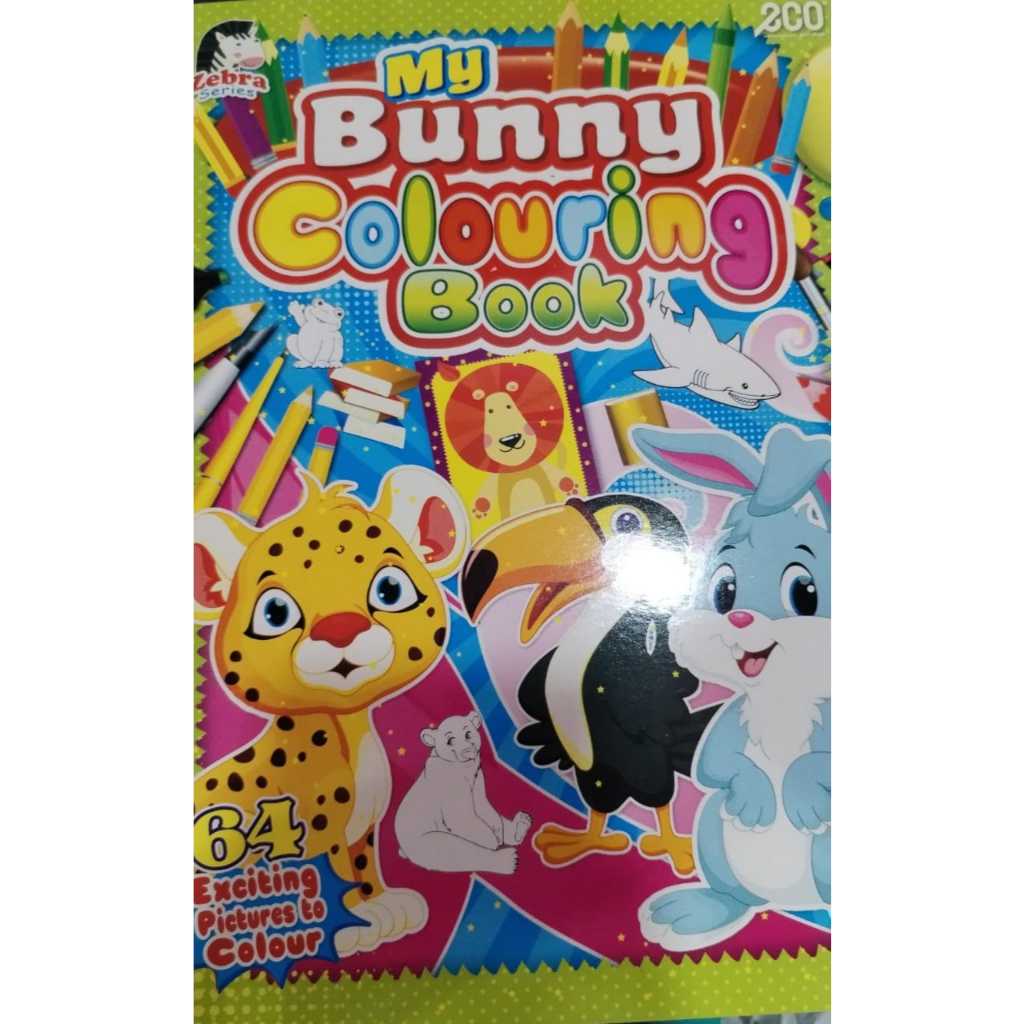 MY BUNNY COLURING BOOK | Shopee Malaysia