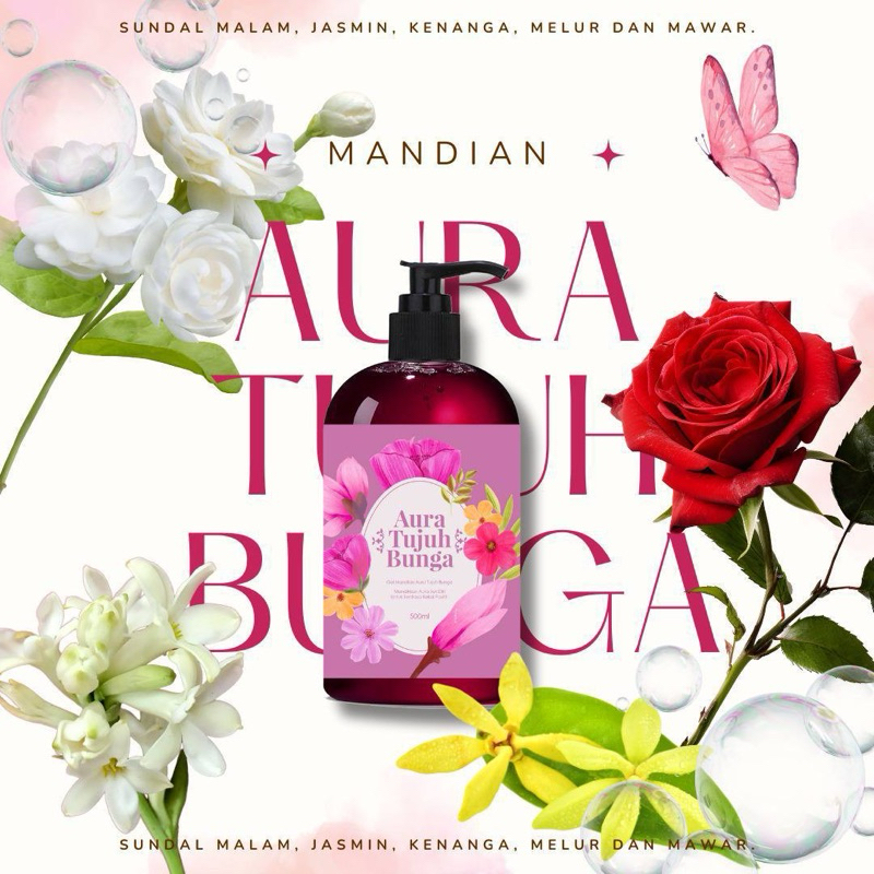 MANDIAN AURA 7 BUNGA: SERI WAJAH MENYERLAH, SEMANGAT MELIMPAH! | Shopee ...