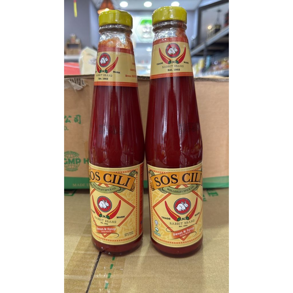 Rabbit Brand Sos Cili Arnab Chilli Sauce 470ml/ net 520g Vegetarian new ...