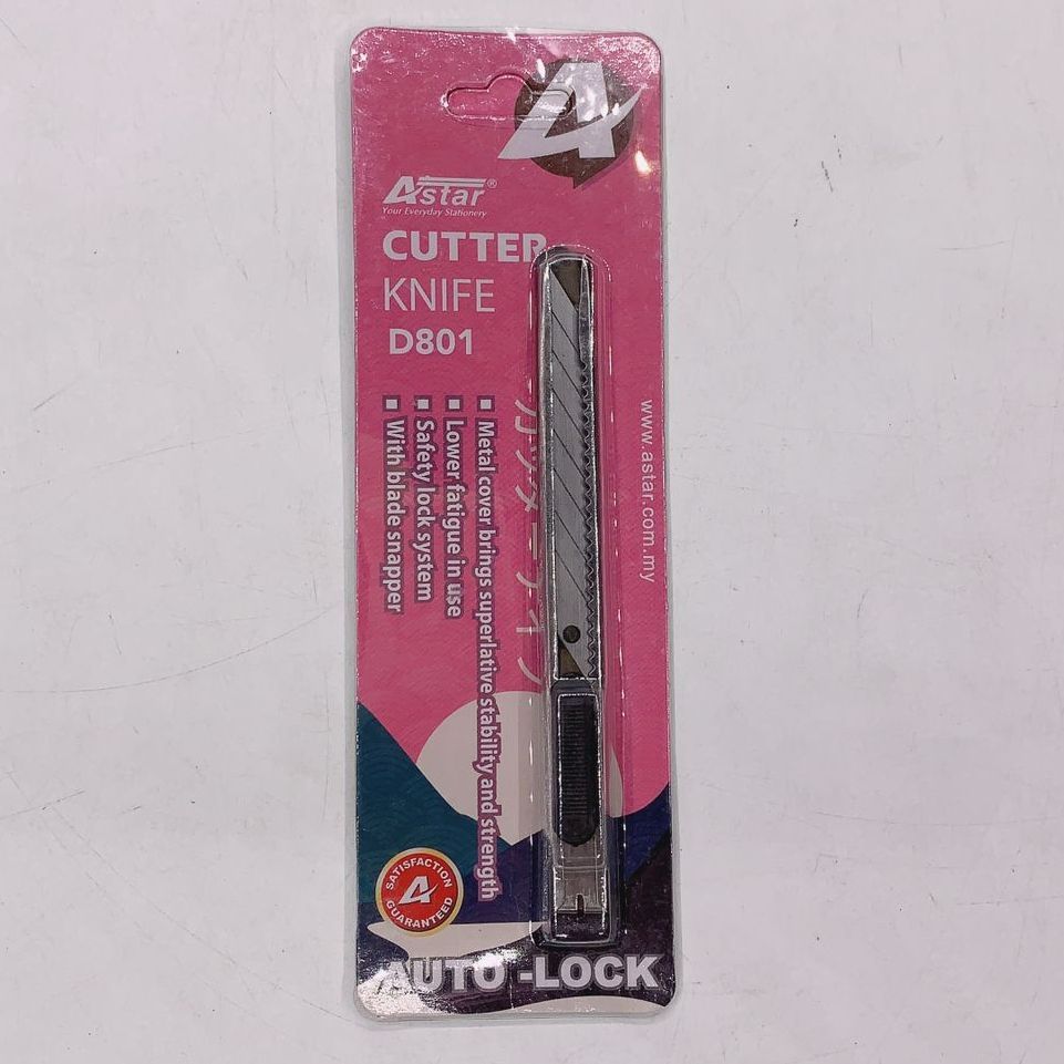 Astar Metal / Steel Auto-Lock Cutter Knife Plastic Sliding Cutter Pen ...