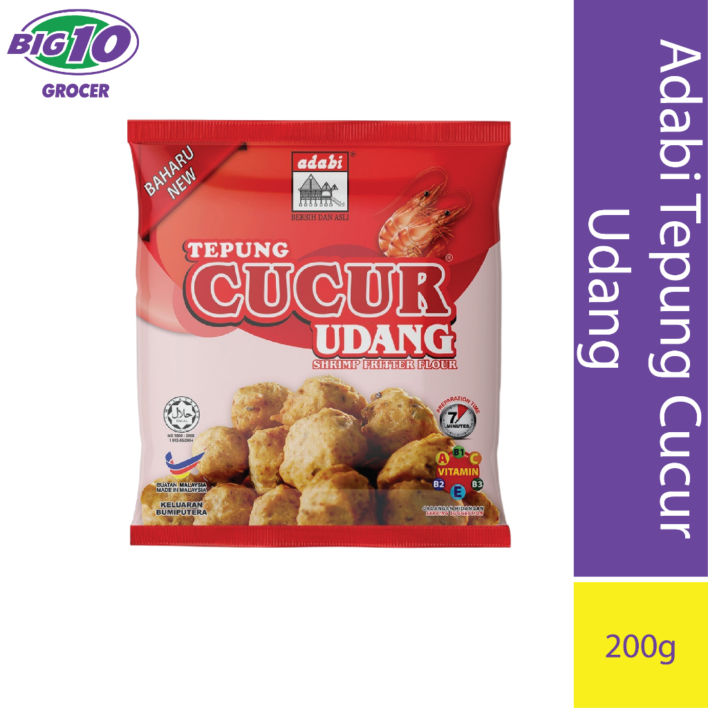 Adabi Tepung Cucur Udang 200g | Shopee Malaysia