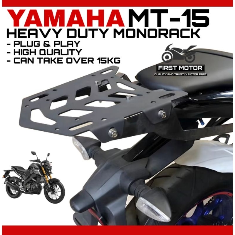 MONORACK YAMAHA MT15 MT 15 MT-15 HEAVY DUTY RACK ACCESSORIES ACCESSORY ...