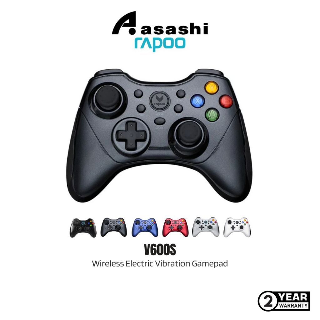 Rapoo V600S Wireless Gaming Controller Electric Vibration Gamepad - 2 ...