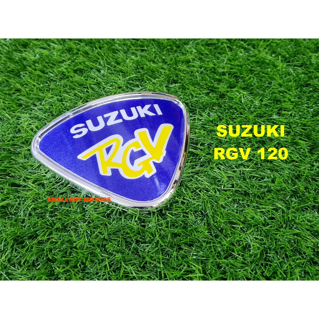 SUZUKI RGV 120 LOGO EMBLEM LAMBANG DEPAN FRONT PANEL HORN COVER SET ...