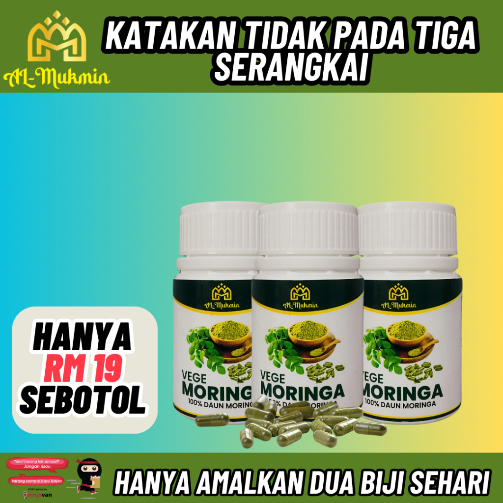 [READY STOCK] AL MUKMIN Moringa Original HQ For Health Benefits Halal ...