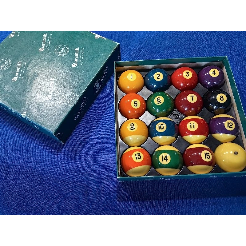 Used Original Aramith Premier Pool Ball Set (American Pool 2 1/4" or 57 ...