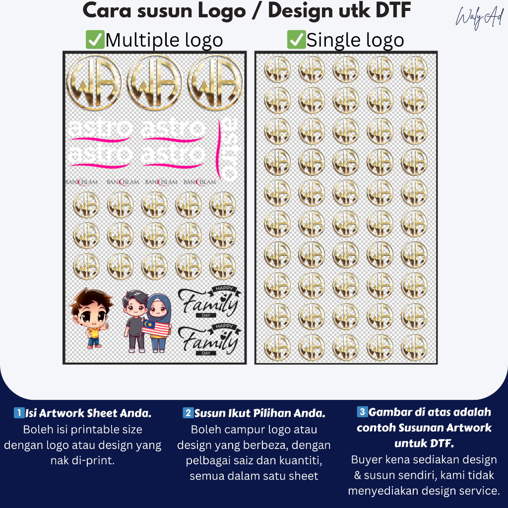 DTF Printing Service for Fabric DTF Film Sticker DTF Heat Transfer ...