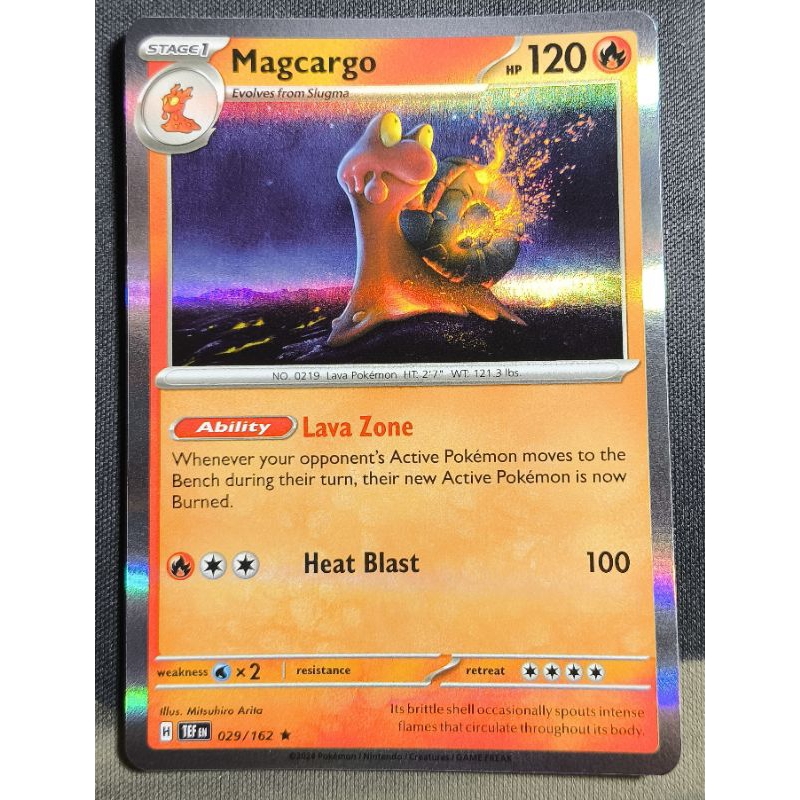POKÉMON PTCG SV05: Temporal Forces 029/162 Magcargo | Shopee Malaysia