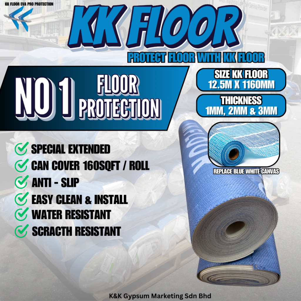 KK FLOOR , FLOOR MATT , FLOOR PROTECTION , PENJAGAAN LANTAI | Shopee Malaysia