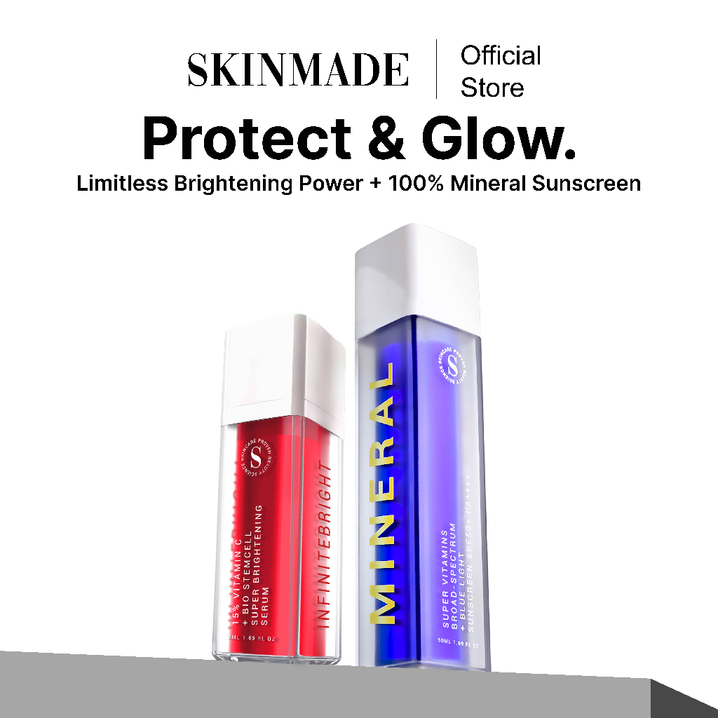 SKINMADE Perfect and Glow Sets - Brightening Serum and Mineral Tinted ...