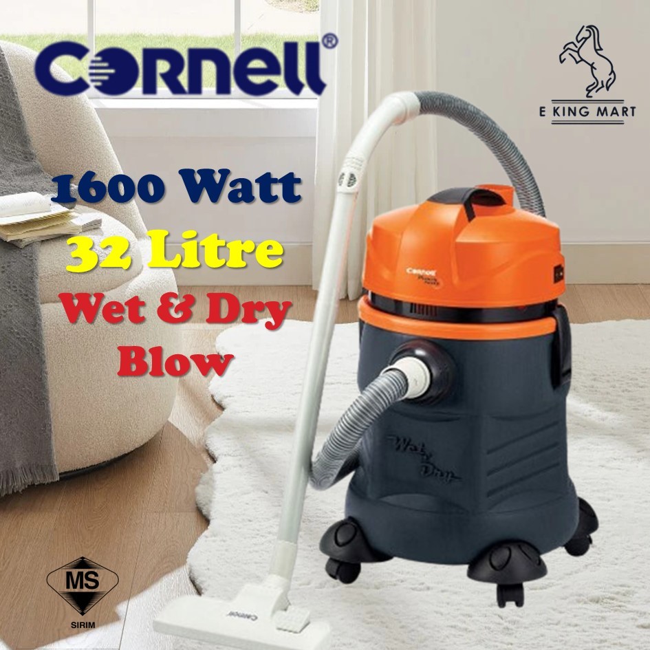 CORNELL CVC-W601P / FABER Vacuum Cleaner Tank 25L Air-Blow 1600watt Heavy Duty Wet & Dry FVC WD ...