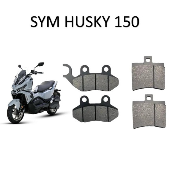 SYM DISC BRAKE PAD FRONT REAR (NO PACKING) SYM HUSKY 150 HUSKY150 ...