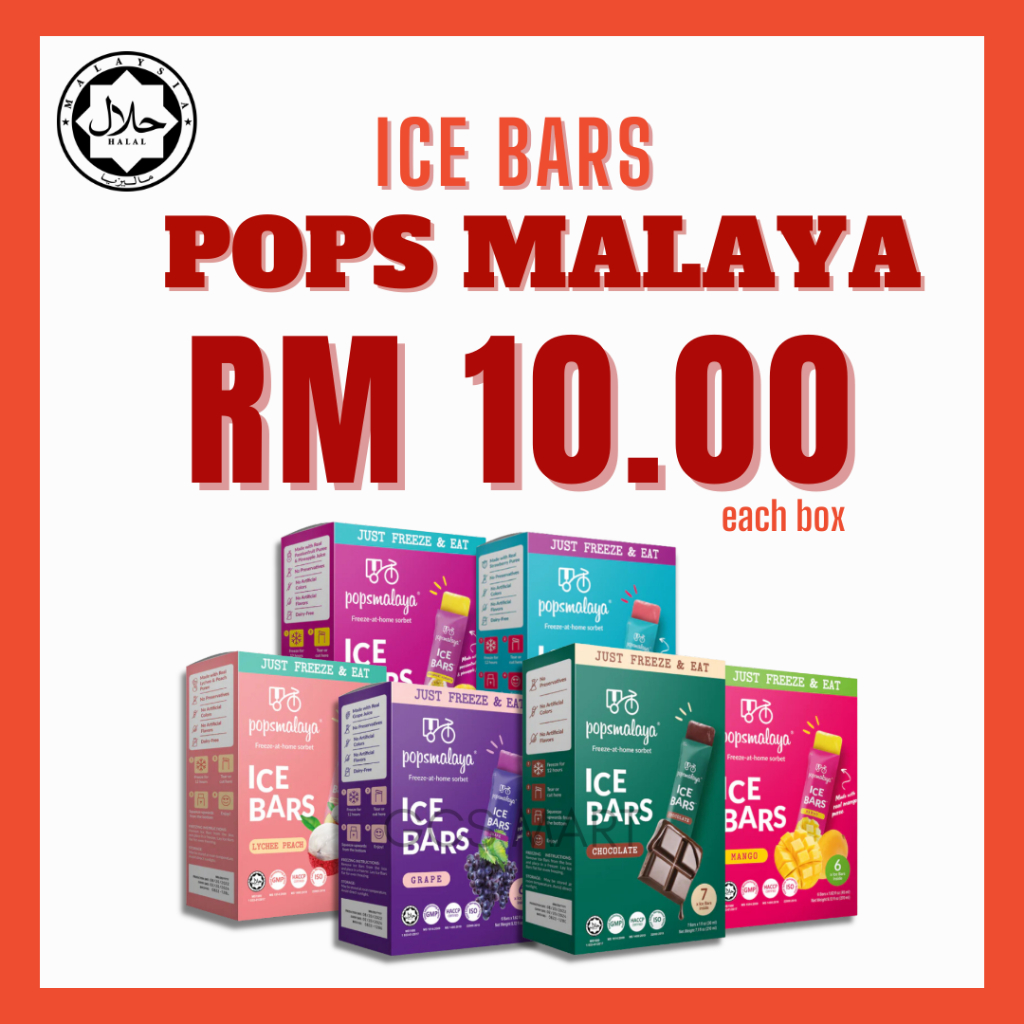 Pops Malaya Ice Bars (HALAL) - READY STOCK | Shopee Malaysia