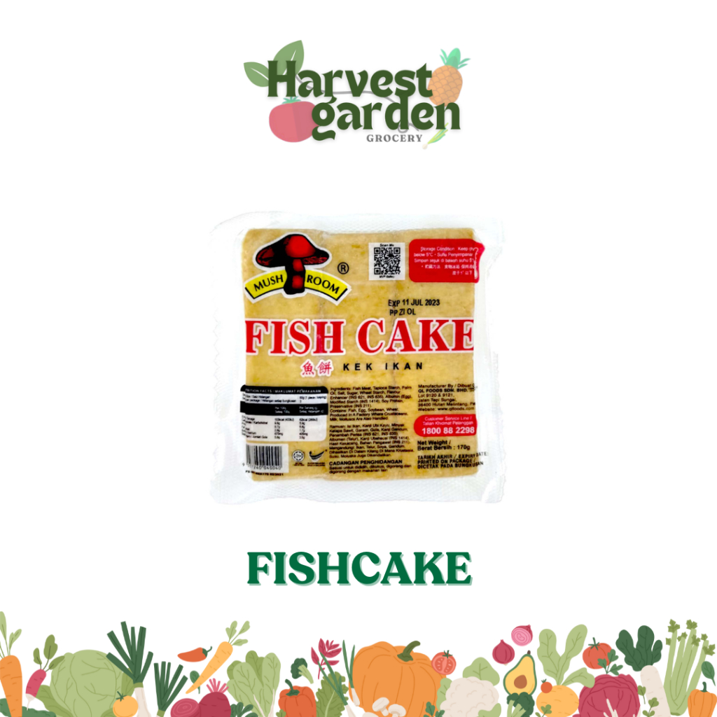 Mushroom Brand Fish Cake (170g) | Shopee Malaysia