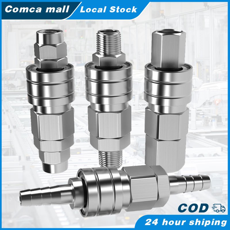 Self Locking Air Compressor Hose Connector / Self-Locking Quick Release ...