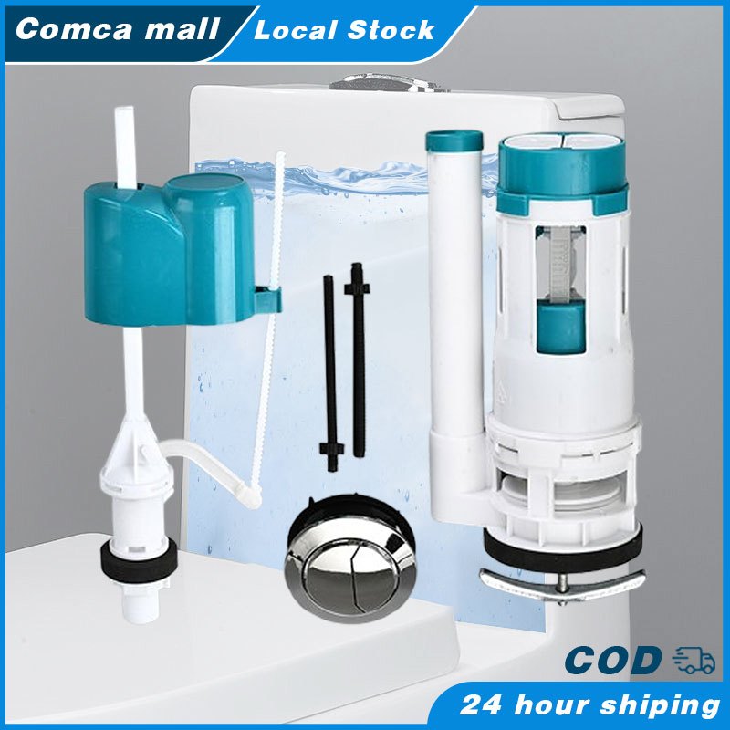 Toilet Flush Set / Toilet Tank Fittings / Toilet Cistern Water Tank ...