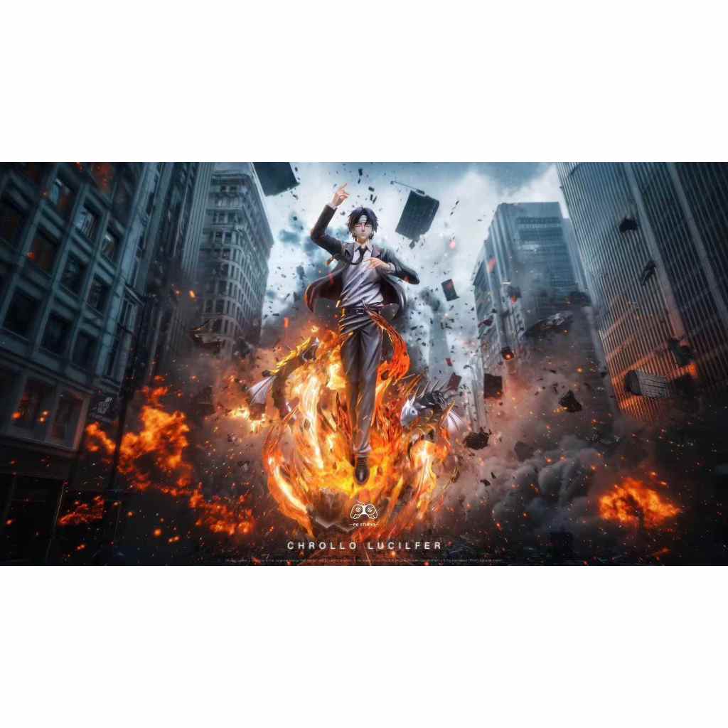PG Studio - Fire Base Chrollo Lucilfer Hunter x Hunter Resin Statue GK ...