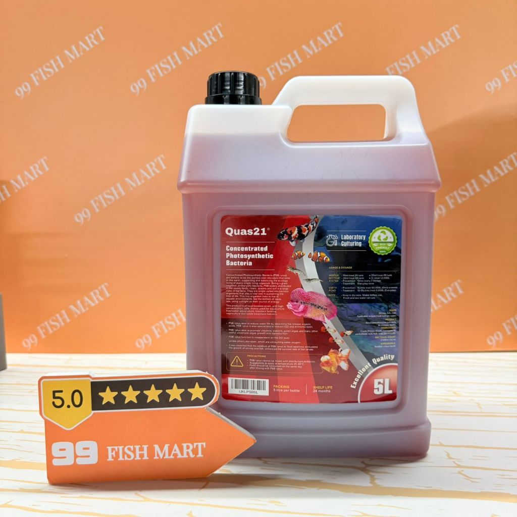 AQUA GUARD PSB PLUS + CONCENTRATED PHOTOSYNTHETIC BACTERIA 2L & 5L WITH MEASURING CUP BAKTERIA ...