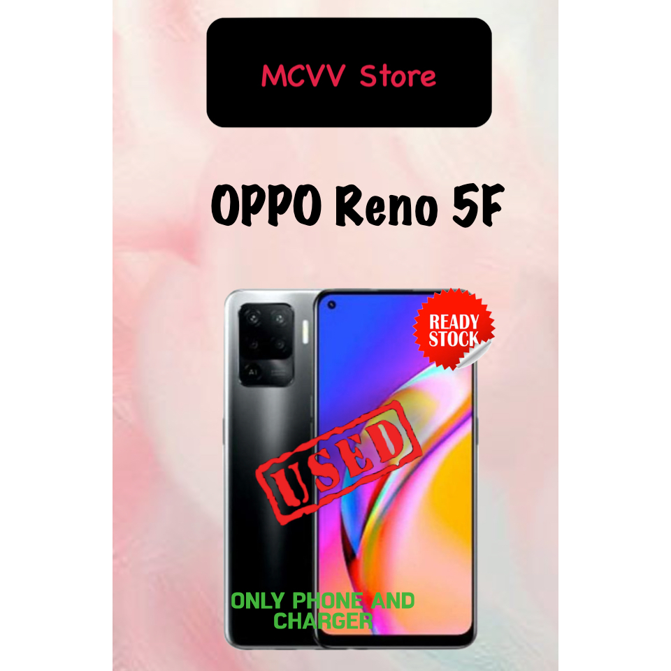 OPPO RENO 5F (128 GB) USED SET | Shopee Malaysia