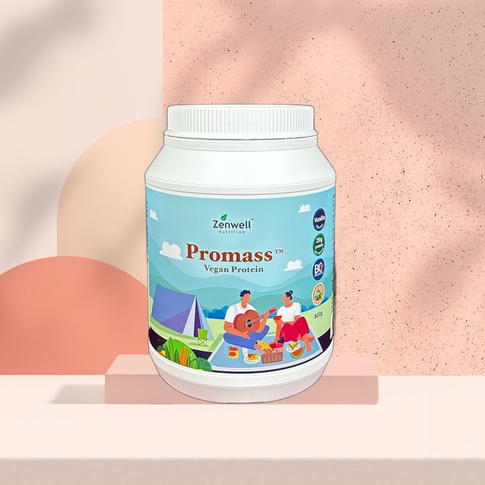 (NEW) Zenwell® nutrition PROMASS™ Vegan Protein Vanilla Flavour(800g ...