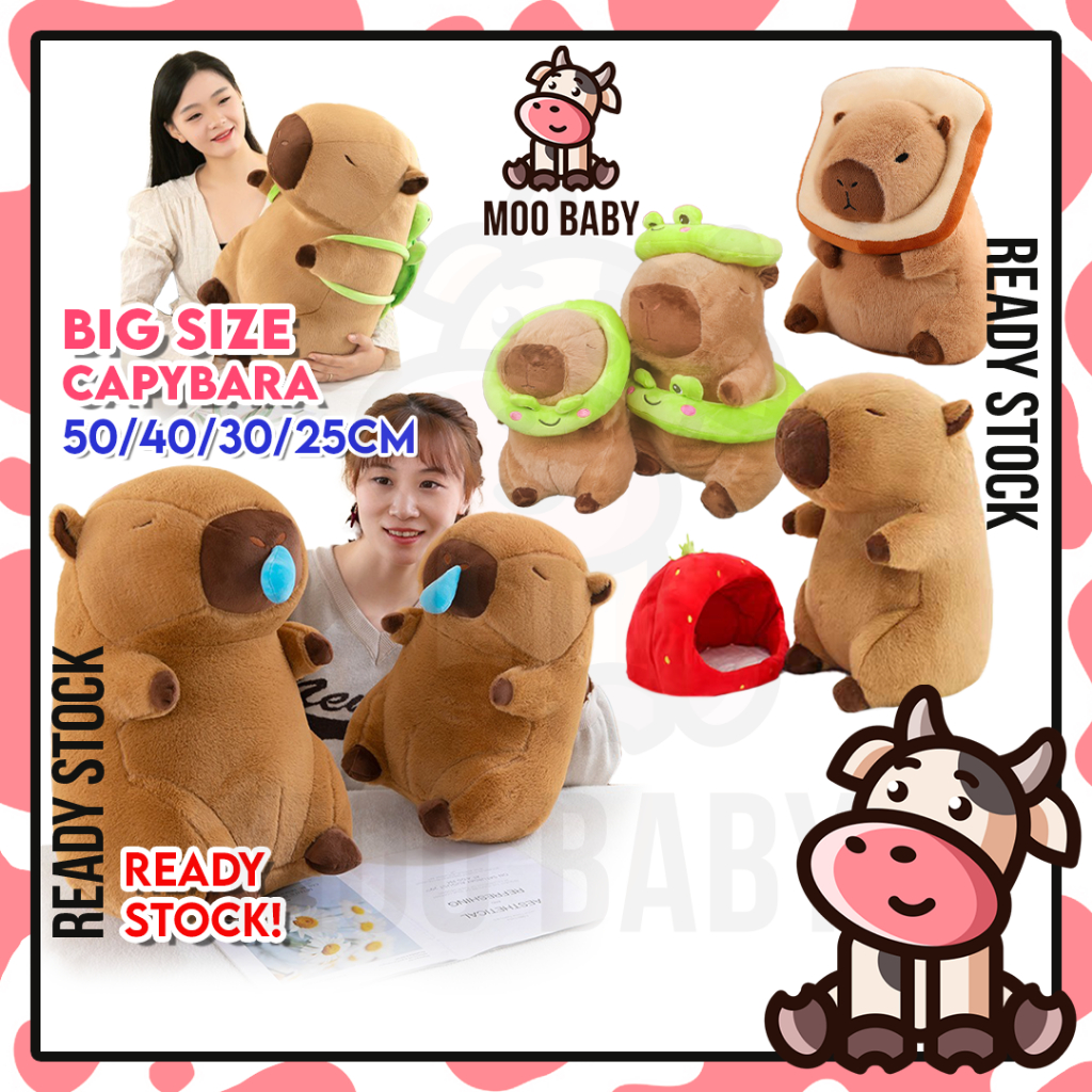 ⭐Moo Baby Kabibala Anak Patung Capybara Toy Cabibara Capibala Stuffed ...