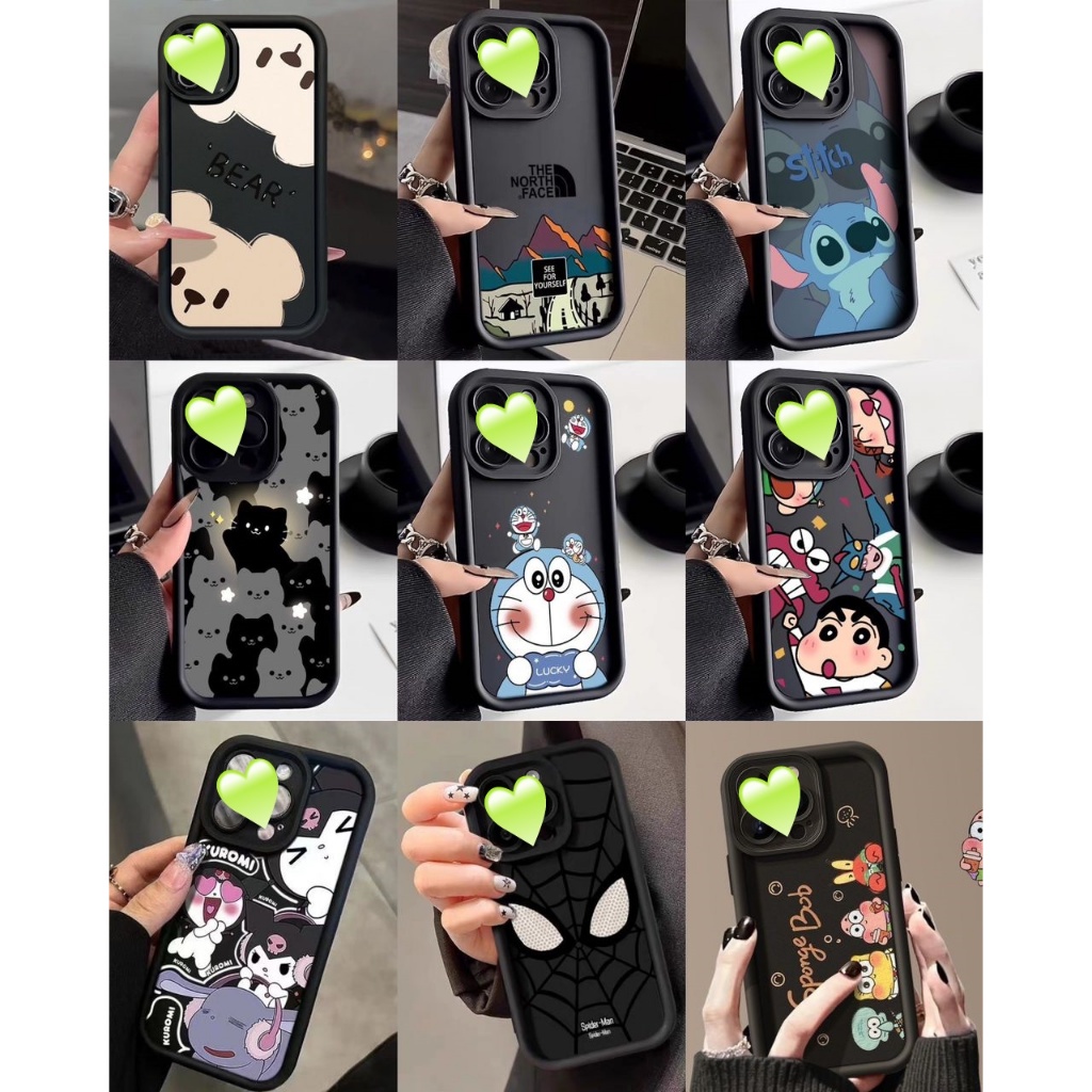 REDMI NOTE 11 PRO 12 PRO 13 PRO BLACK COLOR NEW CUTE CARTOON SOFT ...