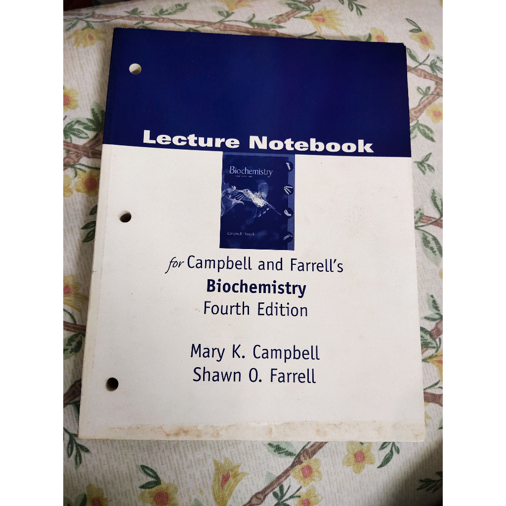Biochemistry Lecture Notebook (Fourth Edition) | Shopee Malaysia