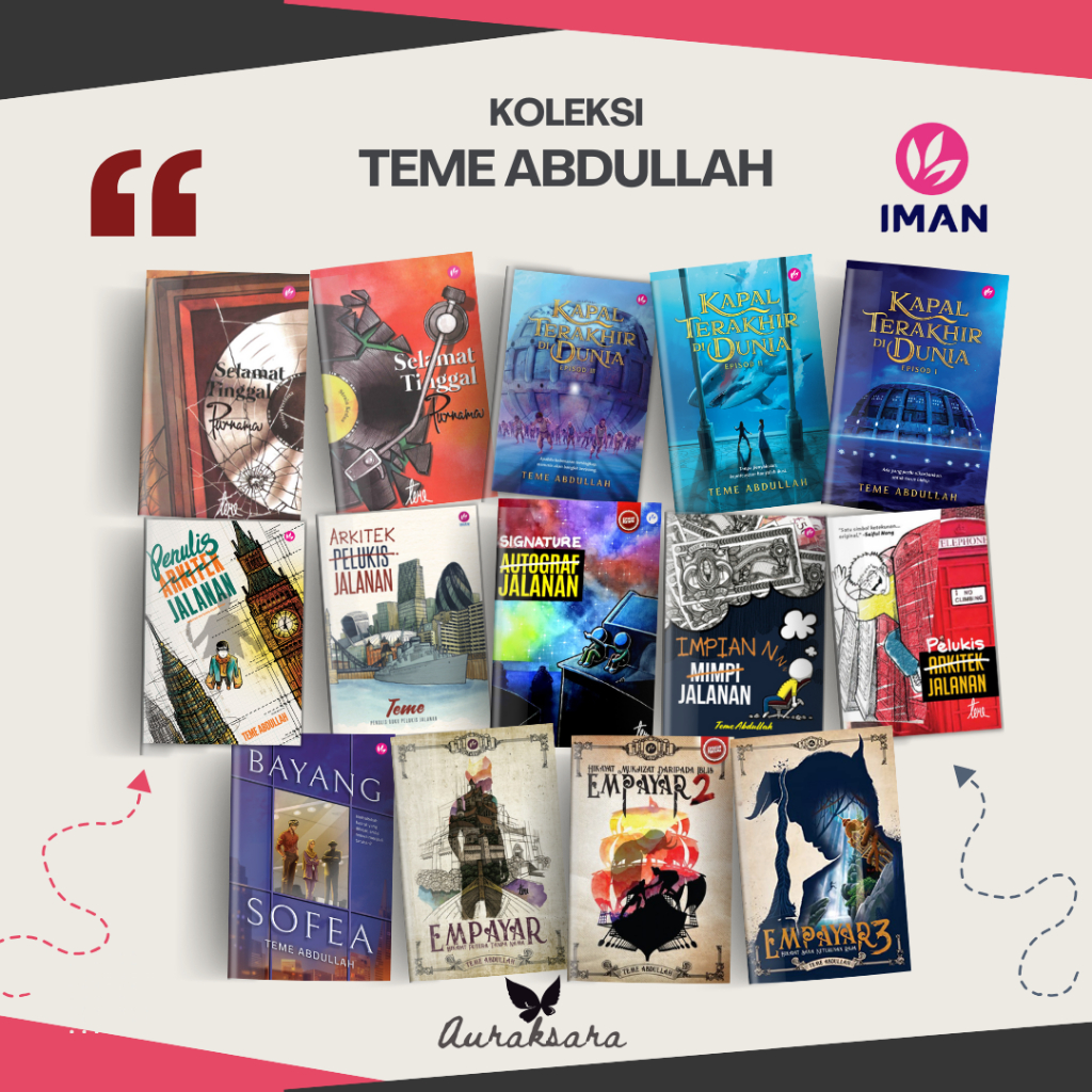 Teme Abdullah : Novel Siri Jalanan + Empayar + Selamat Tinggal Purnama ...